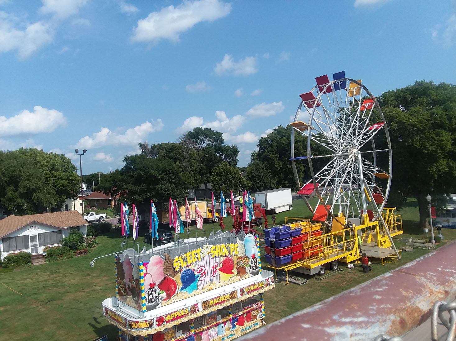 Setting up for the fair | News, Sports, Jobs - The Journal